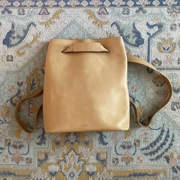 Bags | Able Nelita Backpack In Fawn | Poshmark